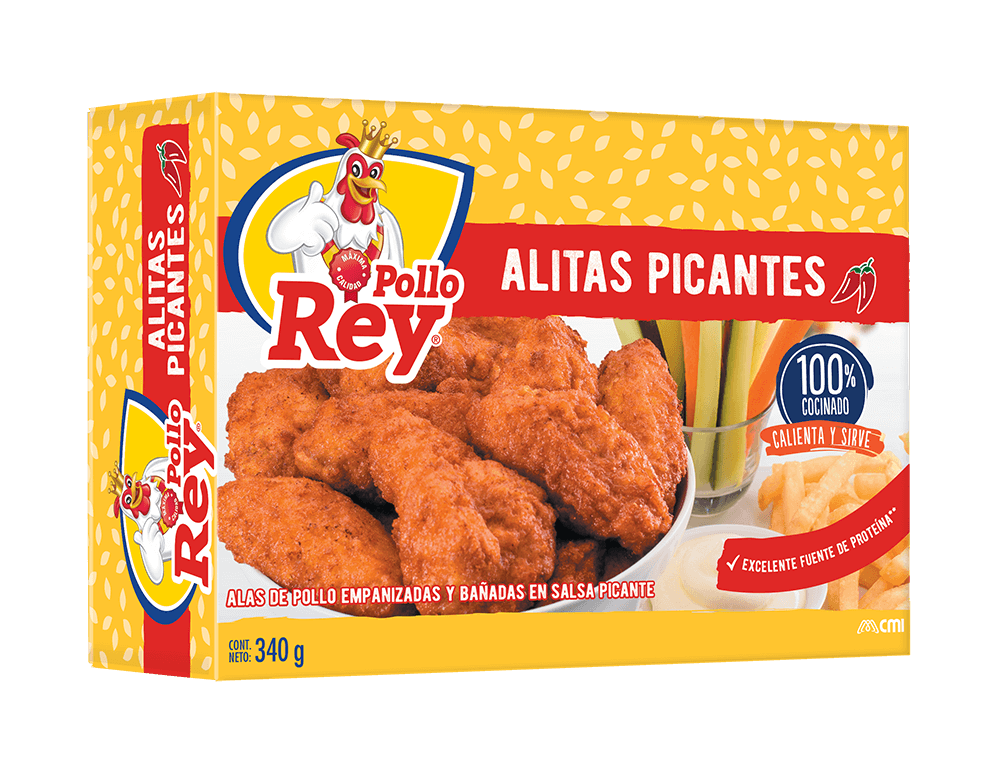 Alitas Picantes 340g – Pollo Rey